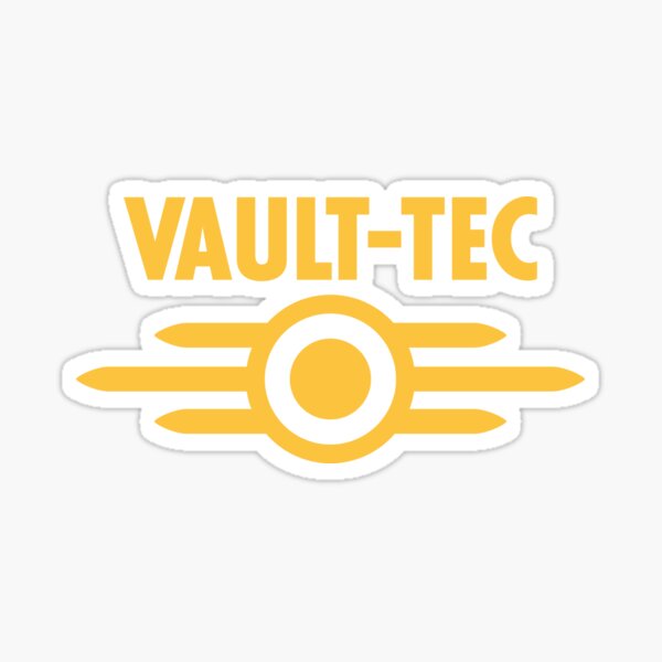 "Vault-Tec logo" Sticker for Sale by SurtonDesign | Redbubble
