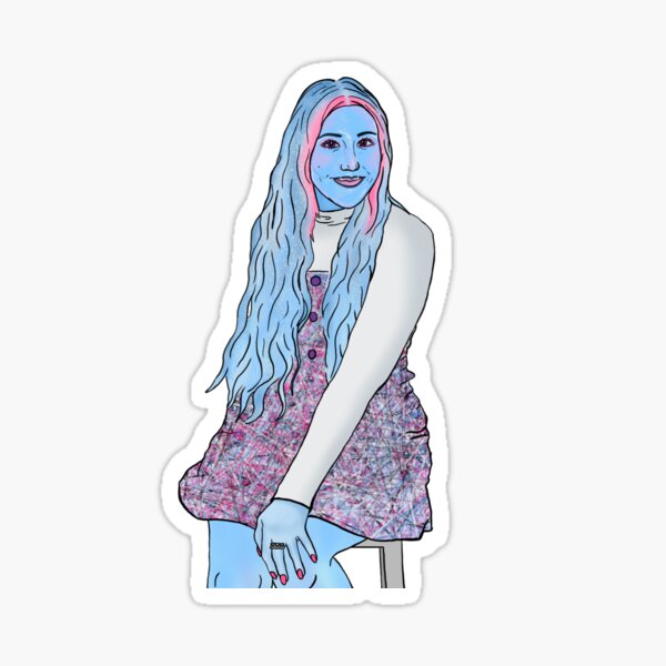 "Abbey bominable inspired character design modern" Sticker for Sale by ...