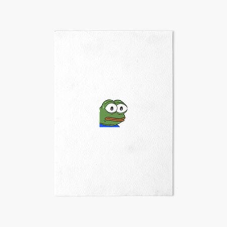 "monkaX Emote" Art Board Print by KingClothes | Redbubble