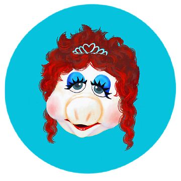 "The Rise and Fall of a Muppet Princess" Sticker for Sale by ...