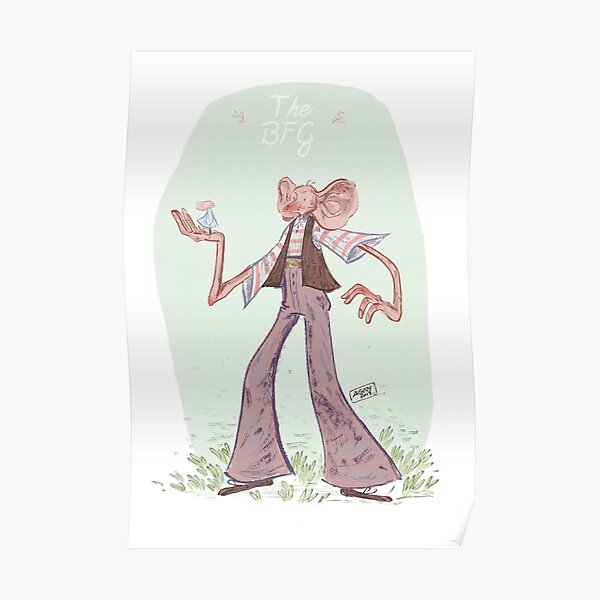 "The BFG" Poster for Sale by Anicchan | Redbubble