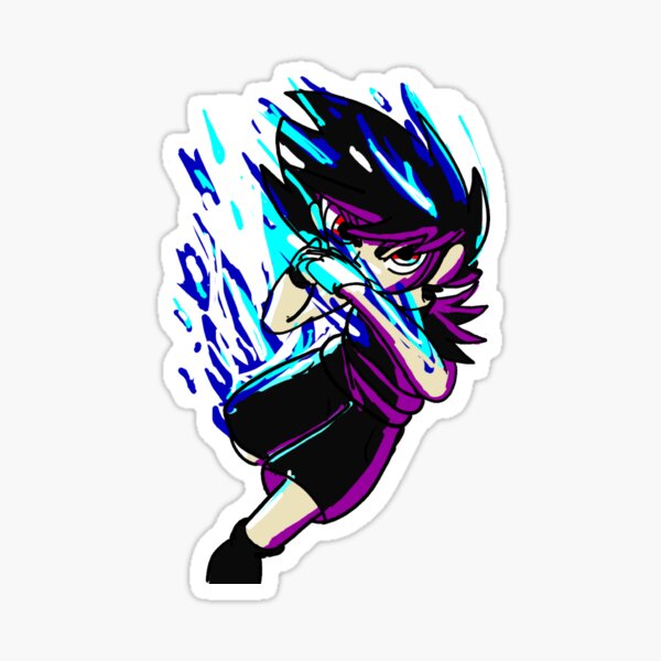 "Anime Fighter" Sticker by Herefor1reason | Redbubble