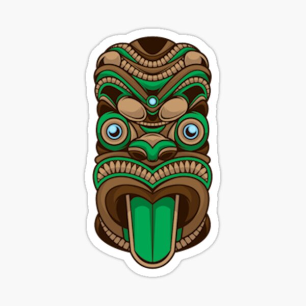 "Maori Toi whakairo (AI art Carving)" Sticker for Sale by rmcreationsoz ...