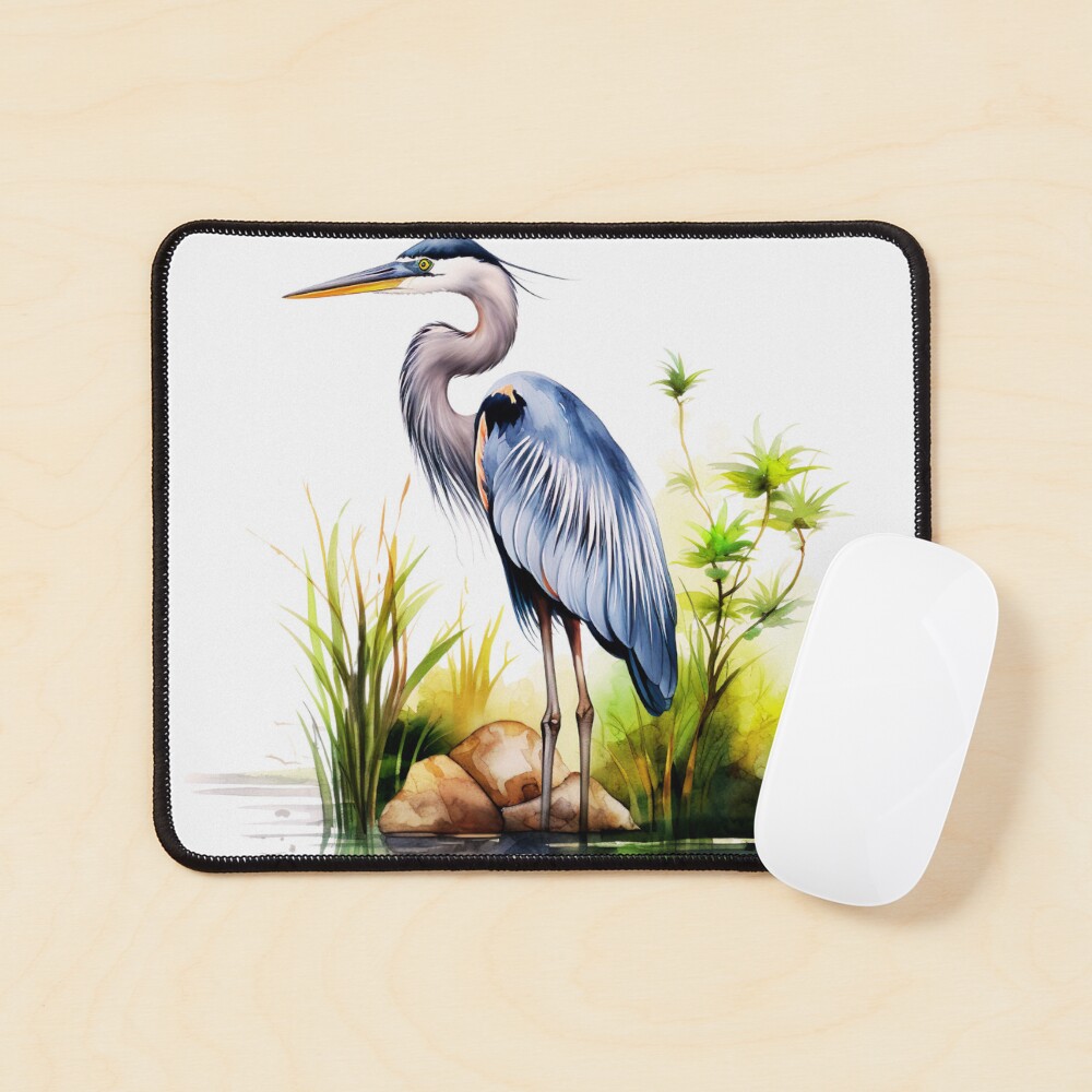 "Watercolor Blue Heron Bird" Sticker for Sale by TheAnimalZ00 | Redbubble
