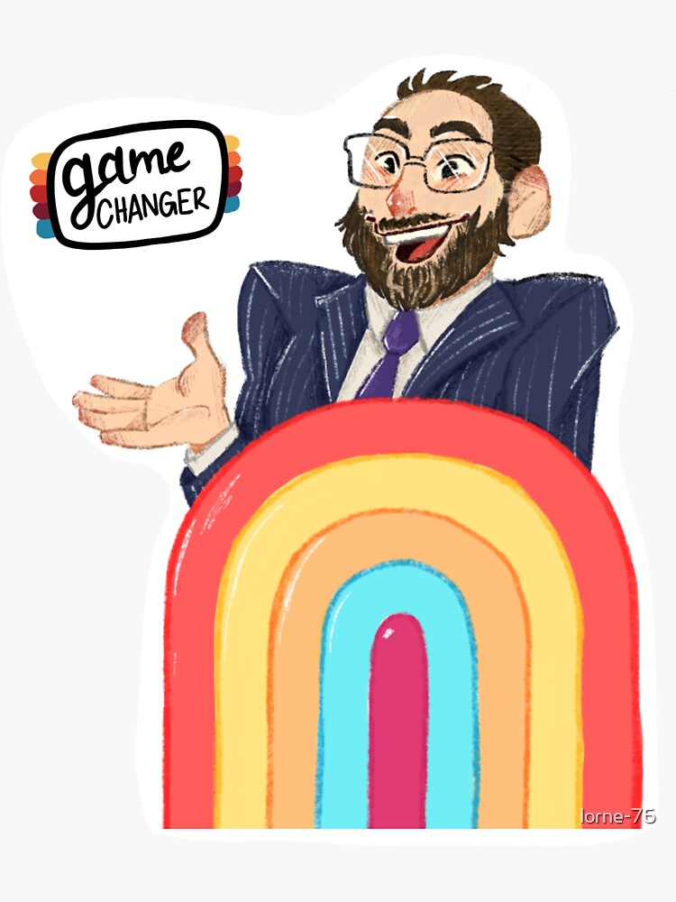 "Sam Reich (Game Changer)" Sticker for Sale by lorne-76 | Redbubble