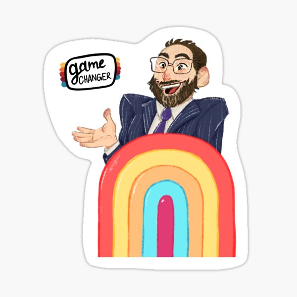 "Sam Reich (Game Changer)" Sticker for Sale by lorne-76 | Redbubble