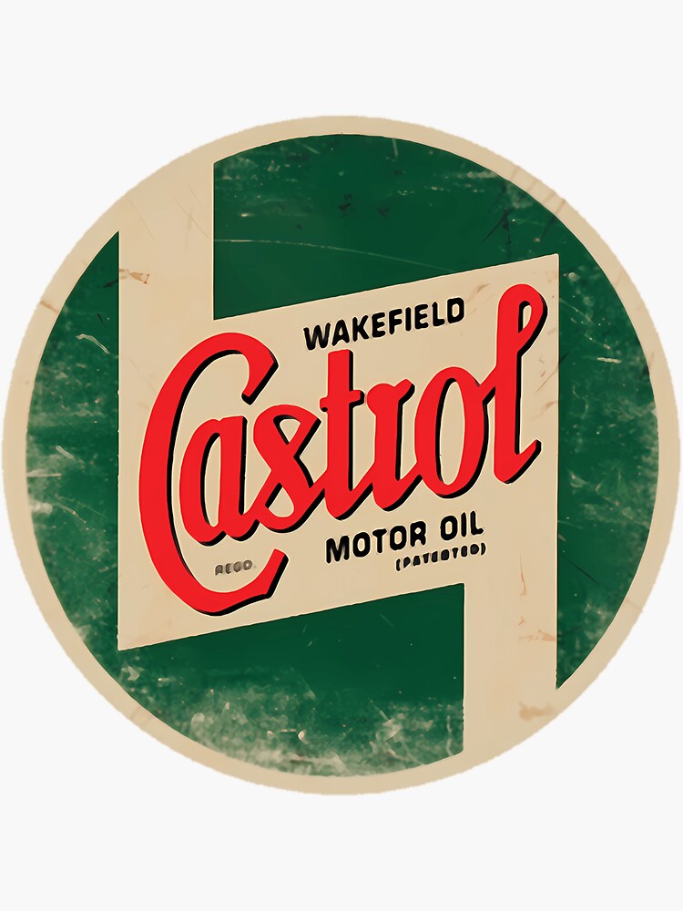 "Castrol Oil Vintage Logo" Sticker for Sale by MarcelLapointe0 | Redbubble