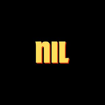 "Nil, name, color art" Sticker for Sale by Lifelovepositiv | Redbubble