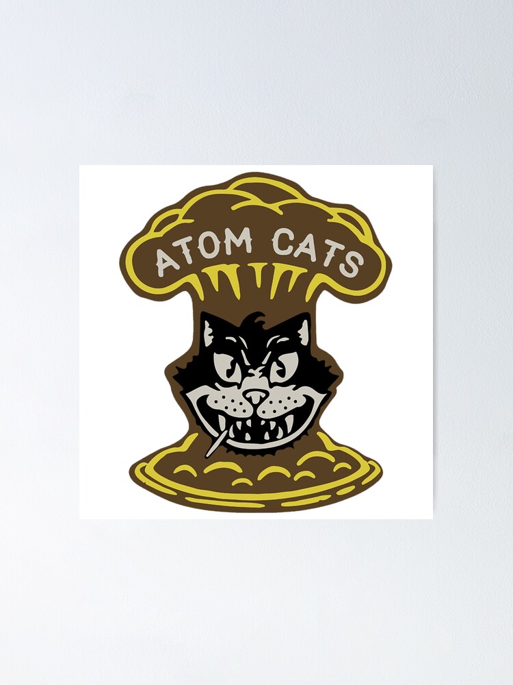 "ATOM CATS" Poster for Sale by Glyphz | Redbubble