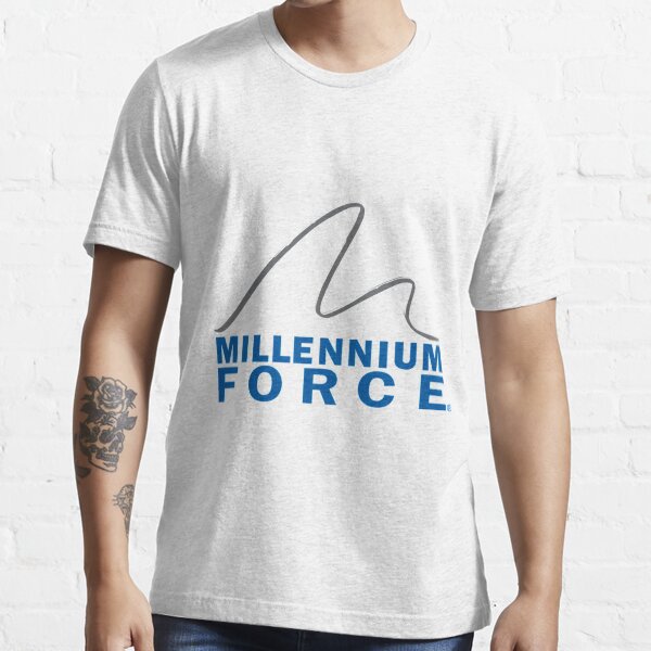 "Millennium Force Logo" Essential T-Shirt for Sale by VeroniqueBodin ...