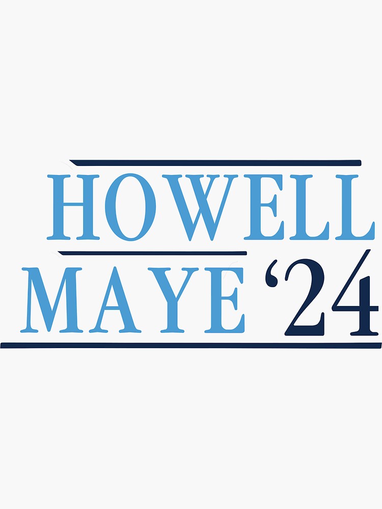 "Sam Howell Drake Maye 2024" Sticker for Sale by DadgumApparel | Redbubble