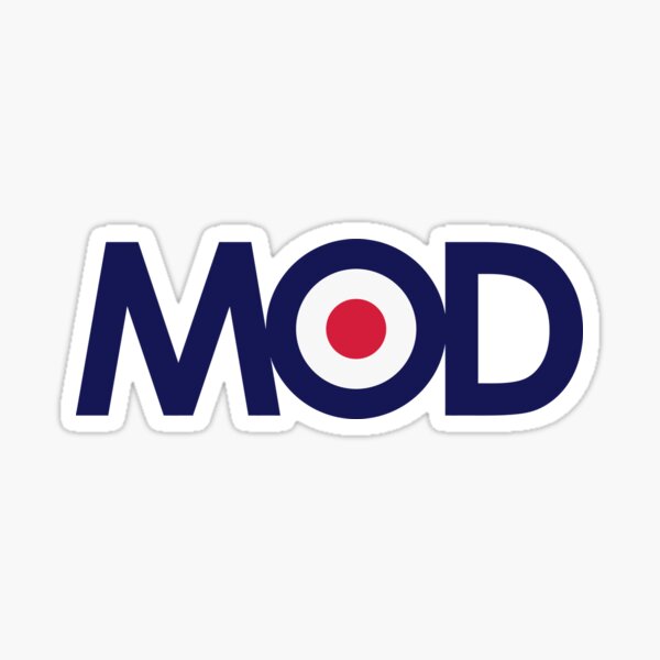 "MOD Target" Sticker for Sale by typographywords | Redbubble