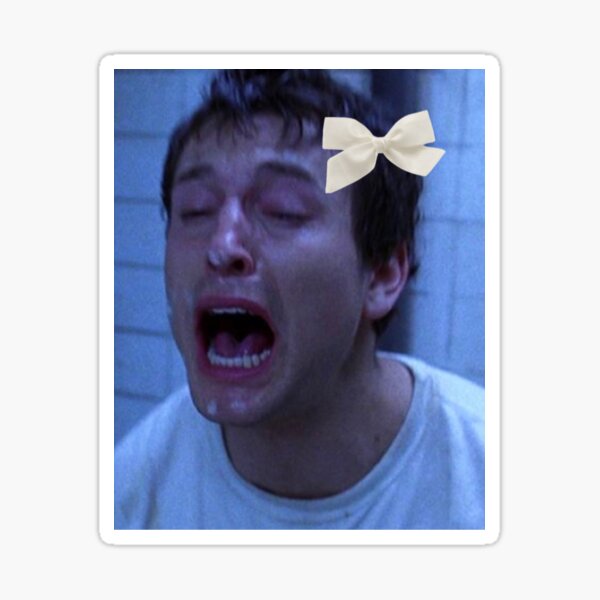 "Coquette Adam Screaming (Saw)" Sticker for Sale by localgoth1408 ...