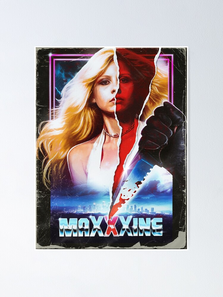 "MaXXXine (2024) A24 Movie" Poster for Sale by neeteshofftosee | Redbubble