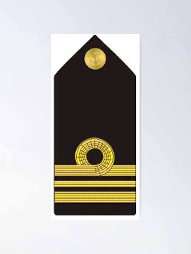 "Lieutenant Commander RN" Poster by matthewcorbin | Redbubble