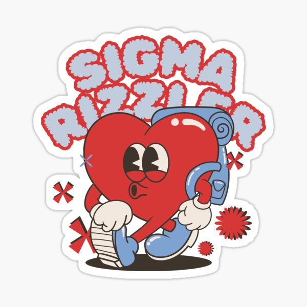 "Sigma Rizzler" Sticker for Sale by Neos-Clothing | Redbubble