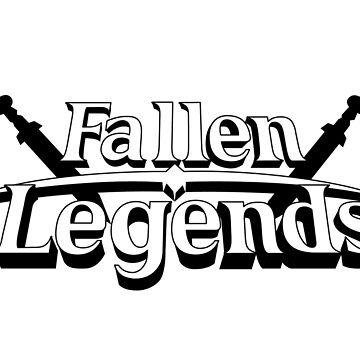"Fallen Legends BW" Sticker for Sale by Jet Classic | Redbubble