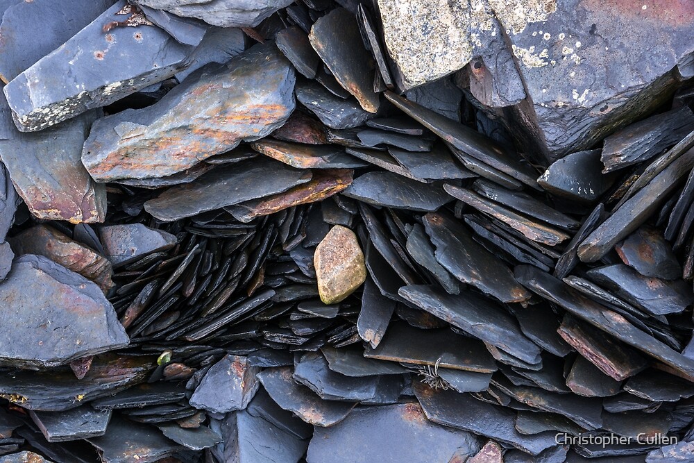"Ballachulish Slate beach #3" by Christopher Cullen | Redbubble