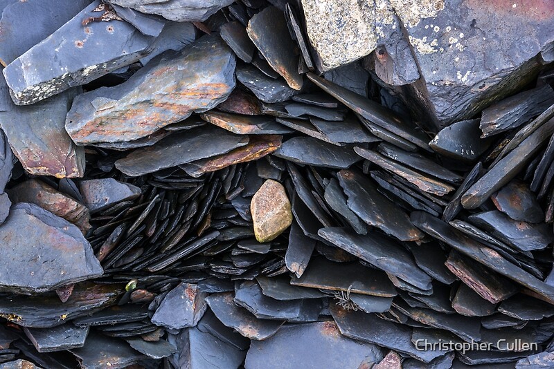 "Ballachulish Slate beach #3" by Christopher Cullen | Redbubble