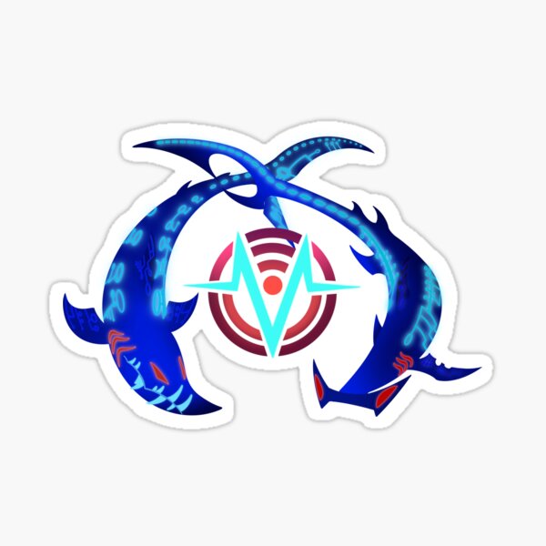 "Hazbin Hotel: Vox’s Voxtech Sharks and logo" Sticker for Sale by ...