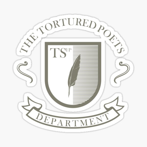 "TTPD logo" Sticker for Sale by itsfearless | Redbubble