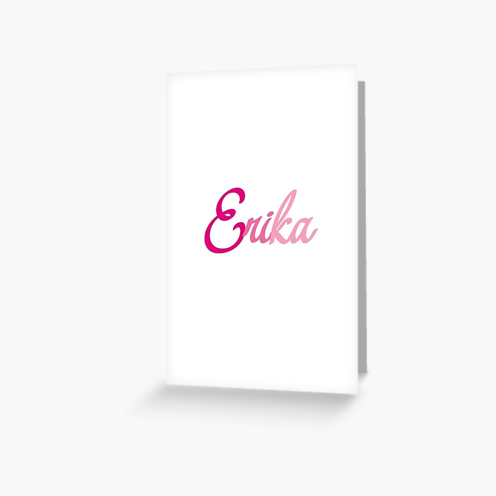 "Erika" Sticker for Sale by Shalomjoy | Redbubble