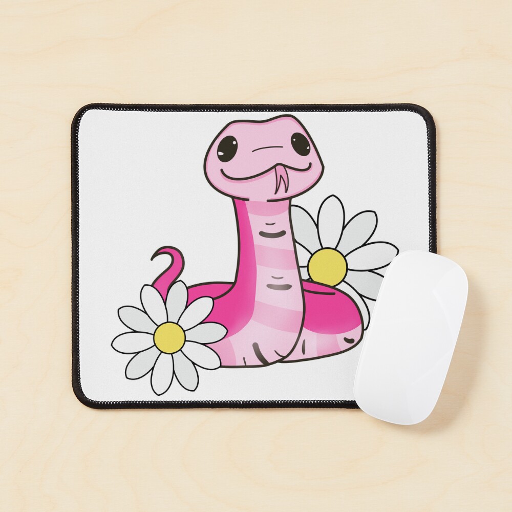 "Cute Pink Snake" Sticker for Sale by GigglesDesigns | Redbubble