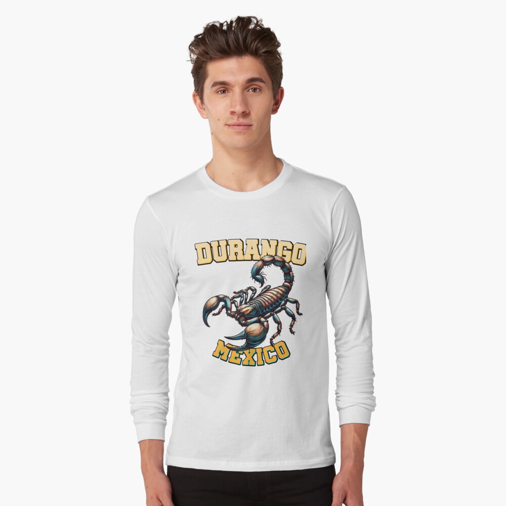 "Durango Mexico Golden Scorpion Badge" Sticker for Sale by Andrea ...