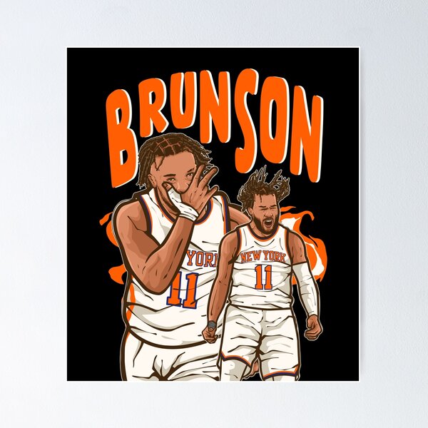 "Jalen Brunson Cartoon" Poster for Sale by RatTrapTees | Redbubble