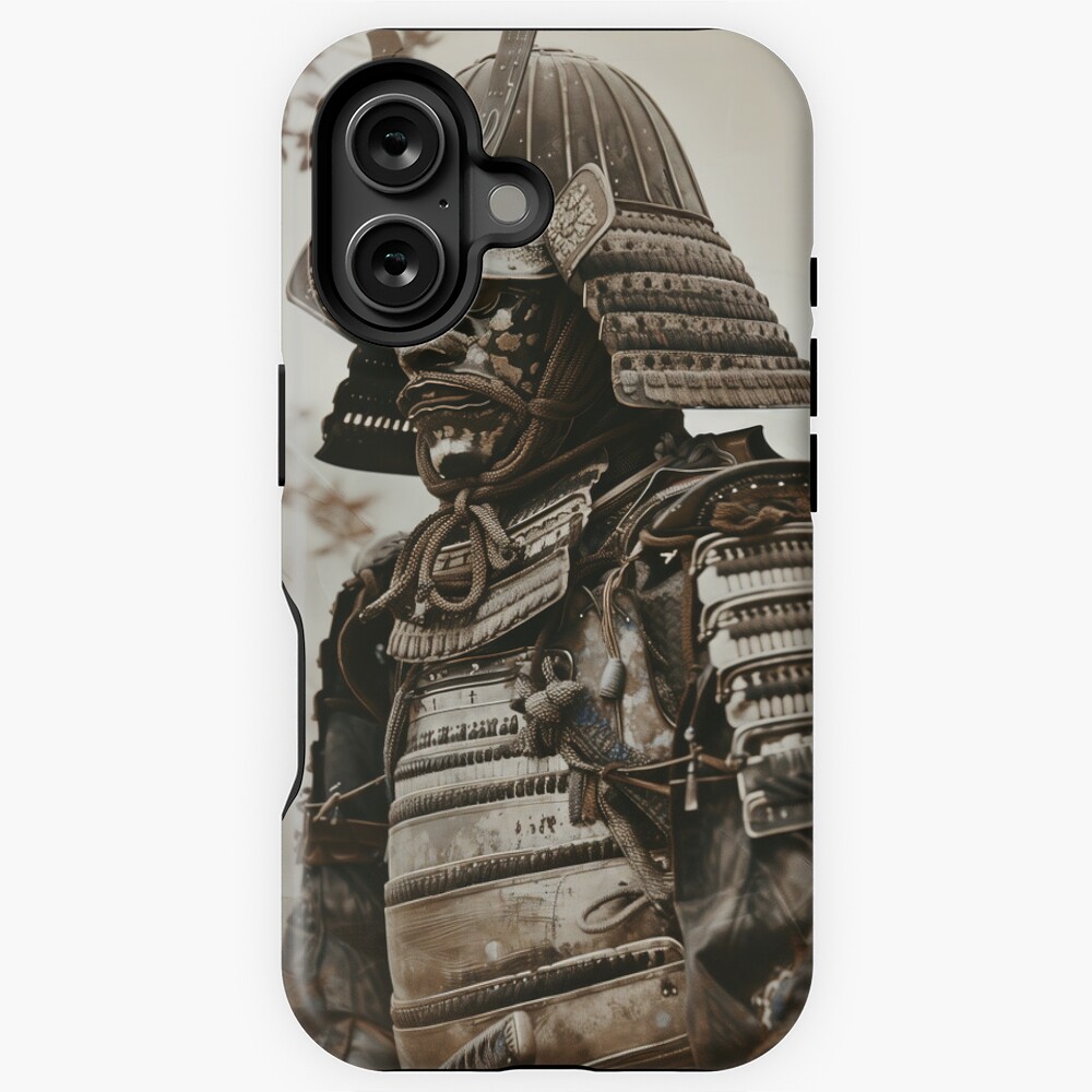 "Soulful Samurai: Detailed Portrait of a Warrior in Traditional Armor ...