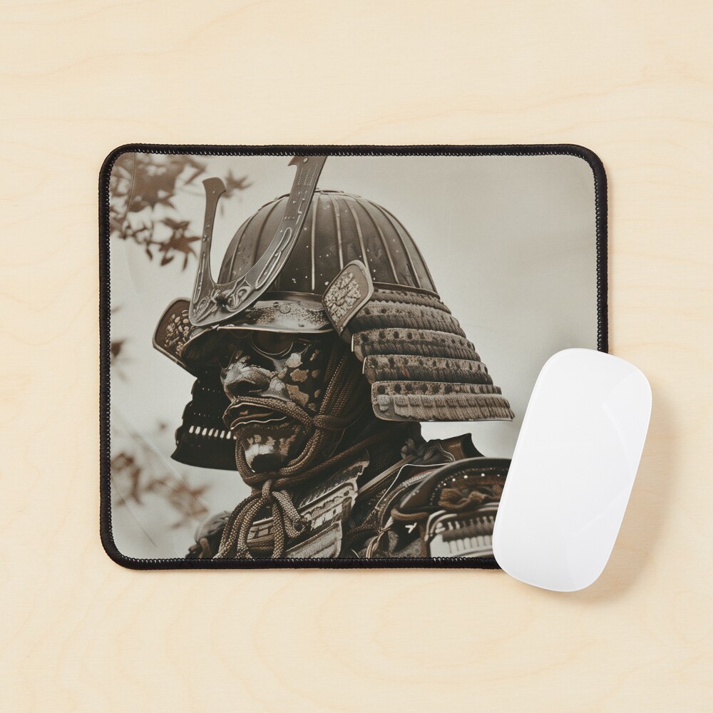 "Soulful Samurai: Detailed Portrait of a Warrior in Traditional Armor ...