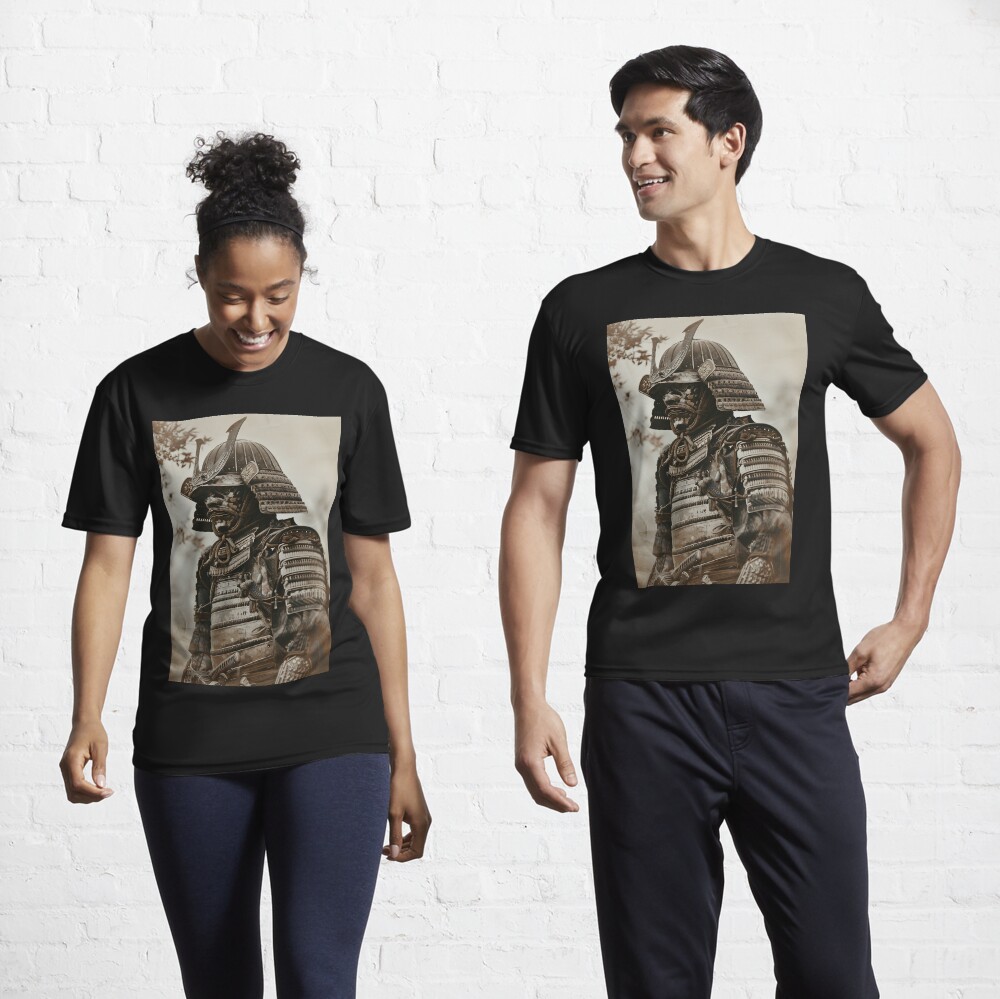 "Soulful Samurai: Detailed Portrait of a Warrior in Traditional Armor ...