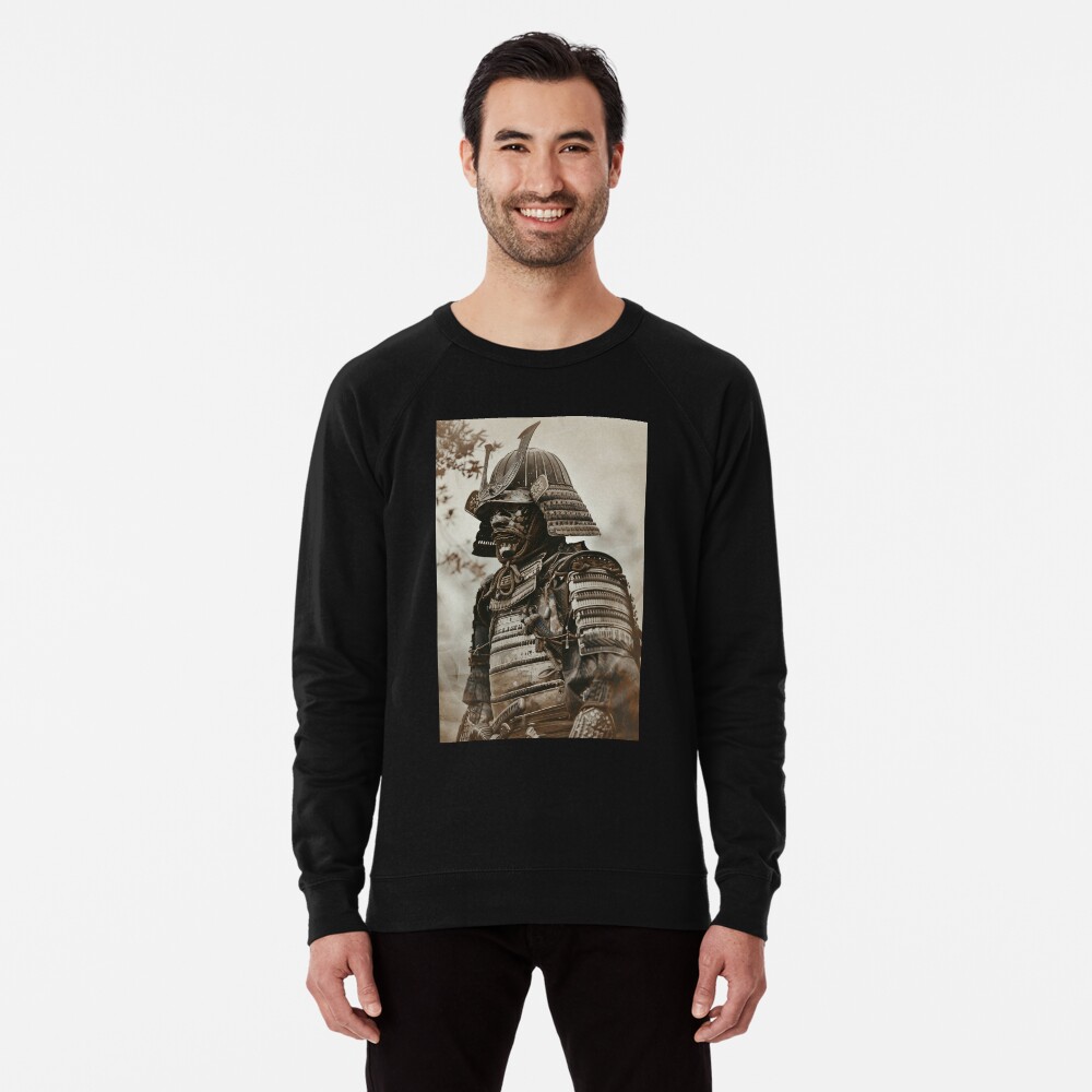 "Soulful Samurai: Detailed Portrait of a Warrior in Traditional Armor ...