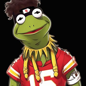 "Patrick Mahomes Kermit Meme " Sticker for Sale by Sumitonda | Redbubble