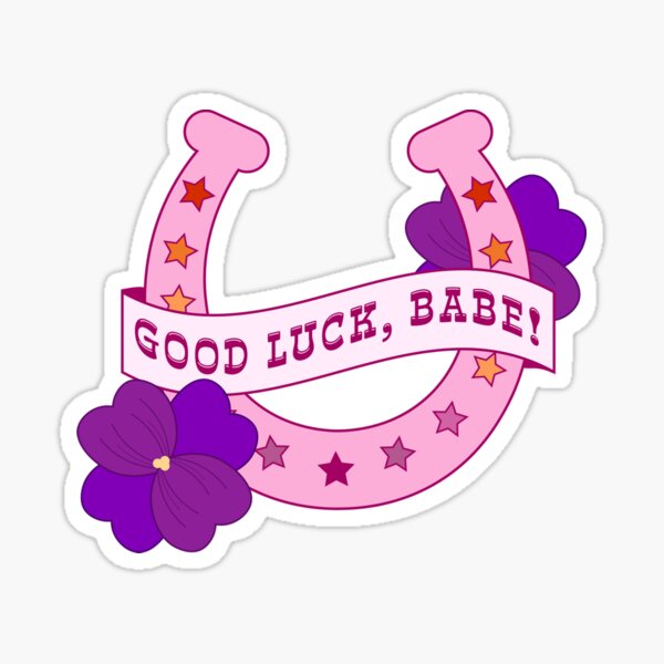 "Good Luck, Babe! Chappell Roan-inspired sticker" Sticker for Sale by ...