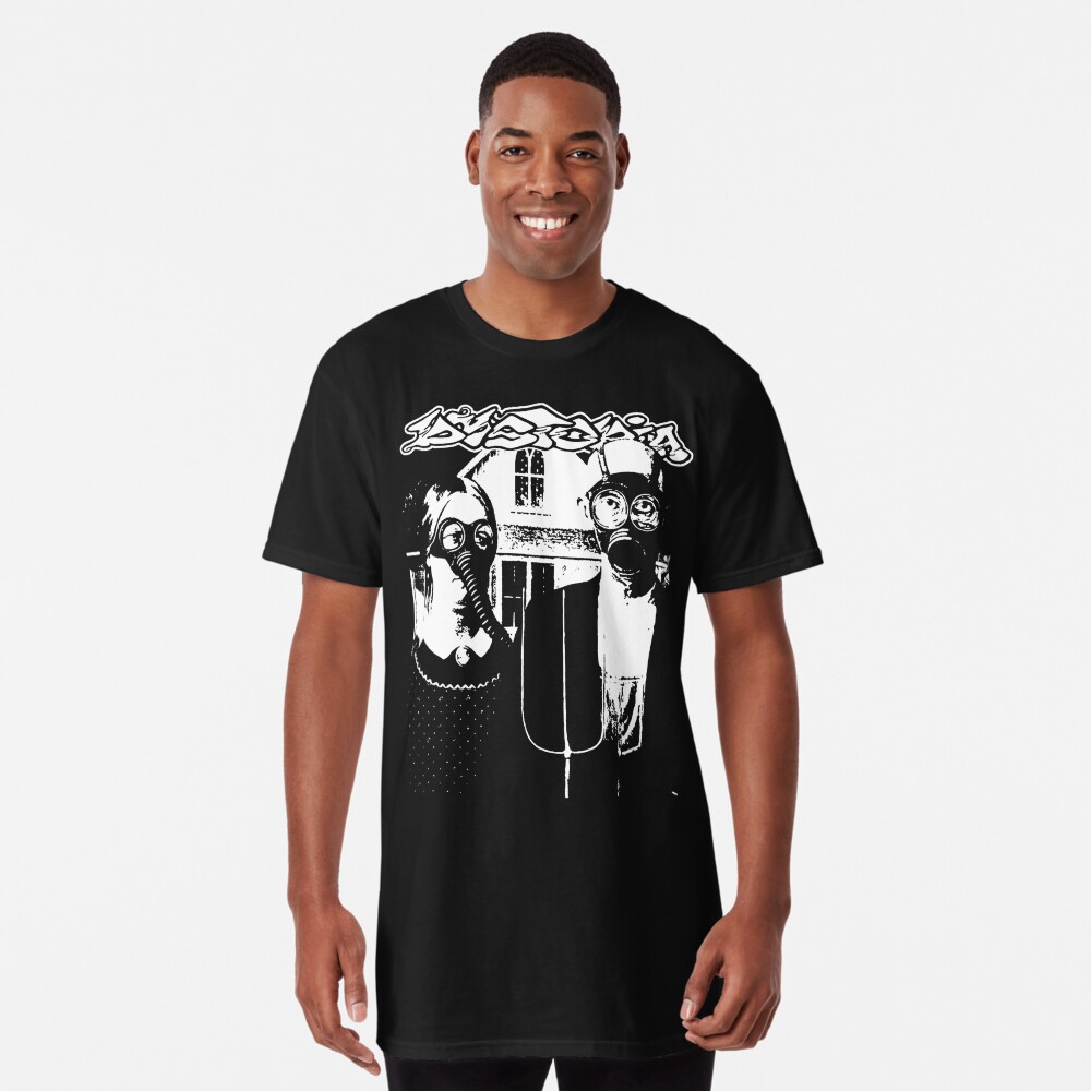 "Dystopia Crust Punk Band - American Gothic" Sticker by GabrielleRey ...