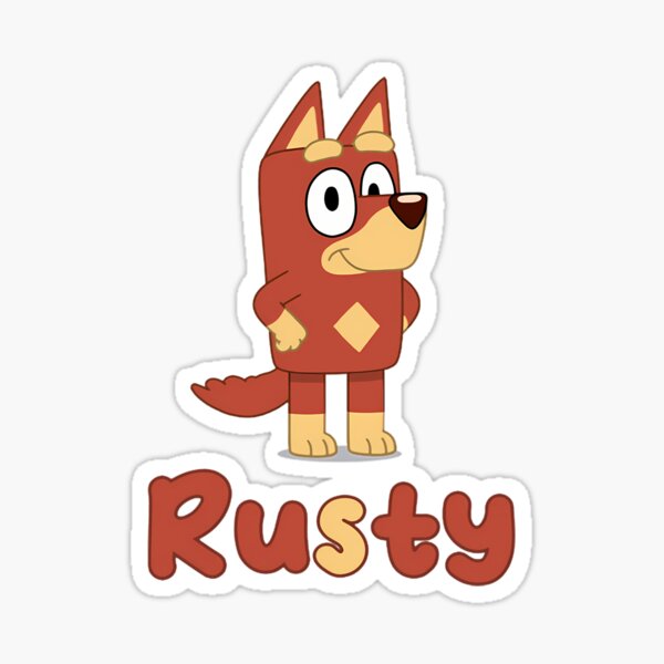 "Rusty Blueys" Sticker for Sale by Tamalaattingly | Redbubble