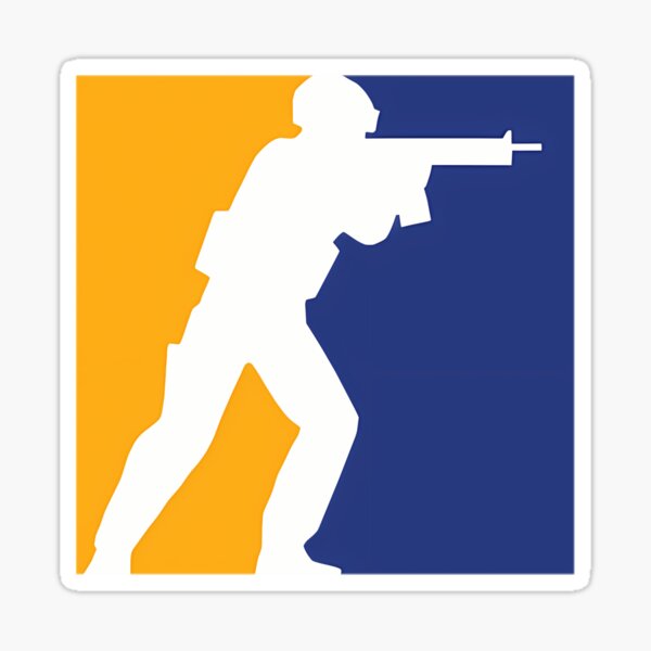 "Counter-Strike 2 Logo (High Resolution) Sticker CS2 " Sticker for Sale ...