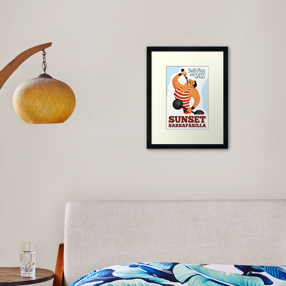 "Build Mass with Sass - Sunset Sarsaparilla Poster (Fallout New Vegas ...