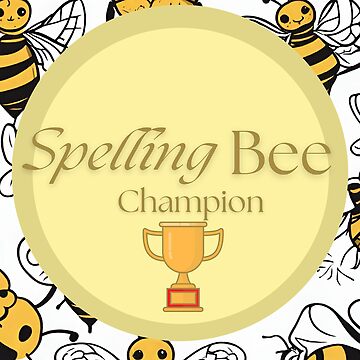 "Spelling Bee" Sticker for Sale by Divartic | Redbubble