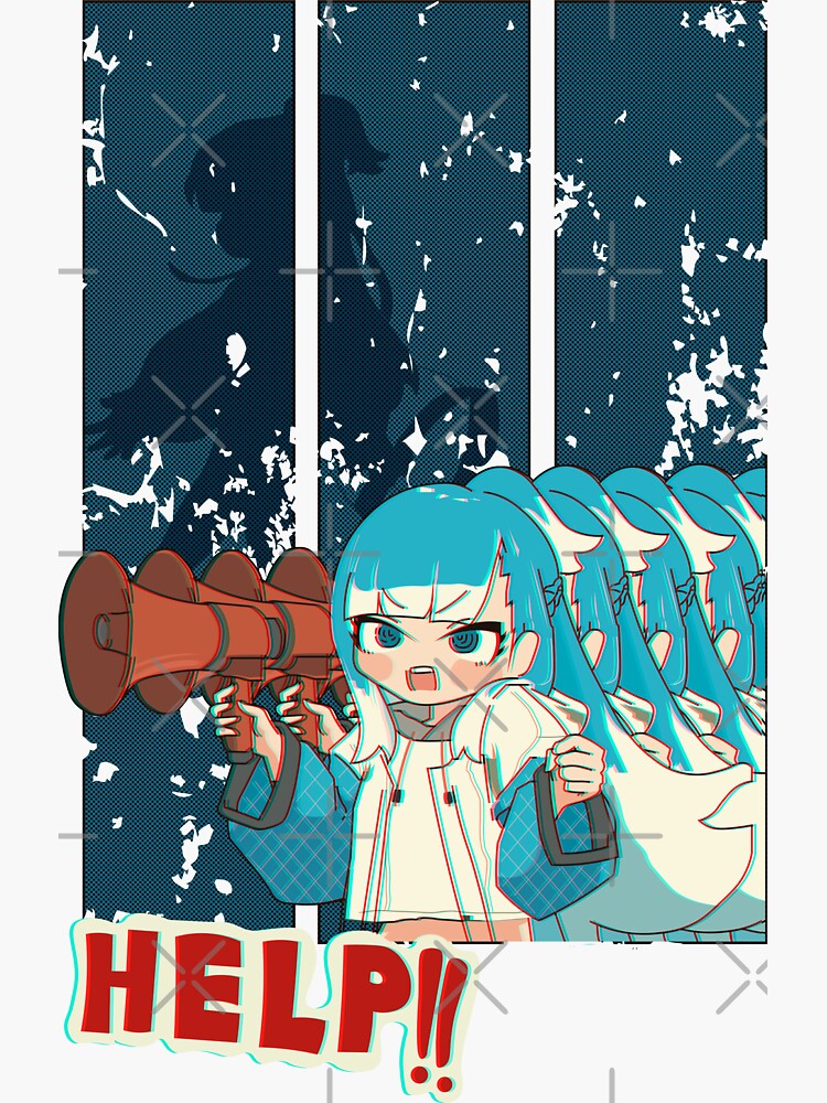 "Help | Kobo Kanaeru | Hololive Indonesia" Sticker by TonaPlancarte ...