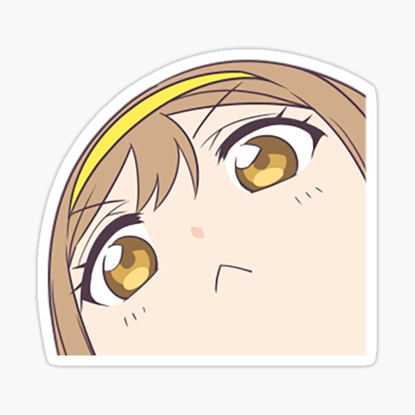 "Peeking Maru" Sticker for Sale by bracklain | Redbubble