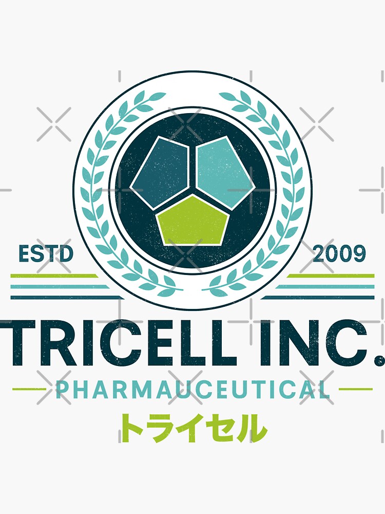 "Tricell Vintage Emblem" Sticker for Sale by Lagelantee | Redbubble