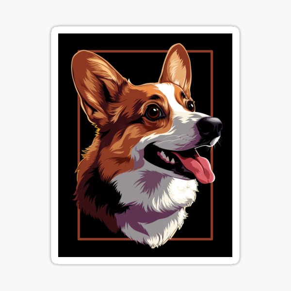 "Welsh Corgi" Sticker for Sale by JellyMogMixture | Redbubble