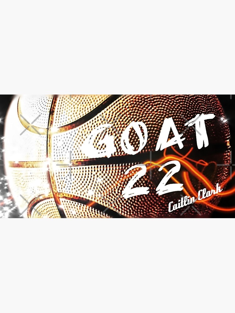 "Caitlin Clark, Goat 22" Sticker for Sale by Kenen | Redbubble
