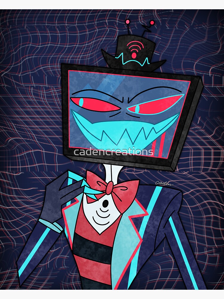 "Vox digital drawing | Hazbin Hotel Fanart" Sticker for Sale by ...