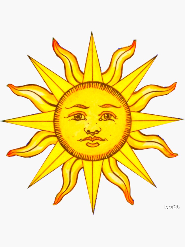 "sun " Sticker for Sale by lora2b | Redbubble