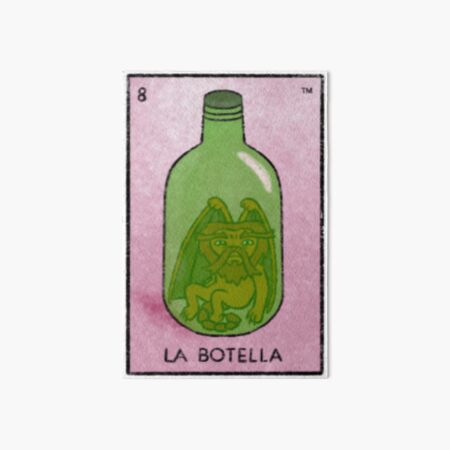 "Adventure Time Loteria - La Botella/Tiny Manticore" Art Board Print ...