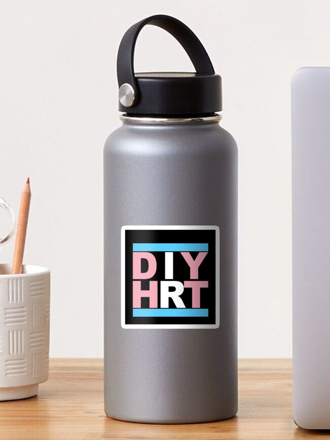 "DIY - HRT trans" Sticker for Sale by AntiCommodities | Redbubble