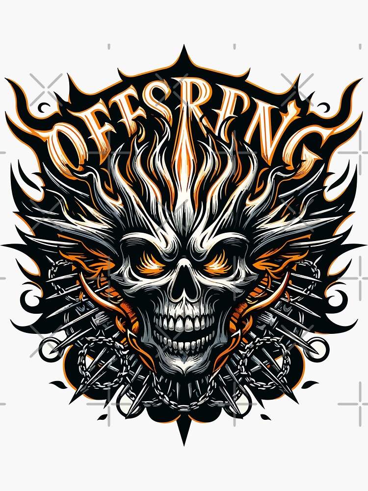 "The Offspring Band" Sticker for Sale by MushroomHut | Redbubble